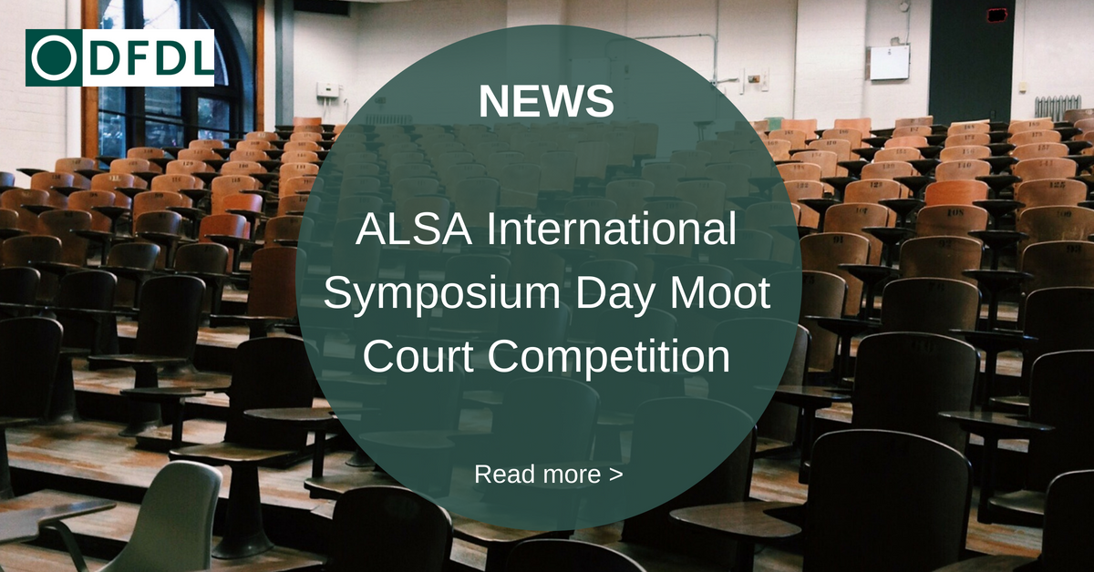 ALSA International Symposium Day Moot Court Competition | DFDL Legal ...