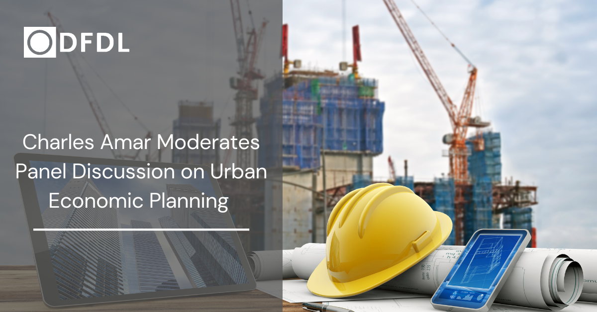 Charles Amar Moderates Panel Discussion on Urban Economic Planning