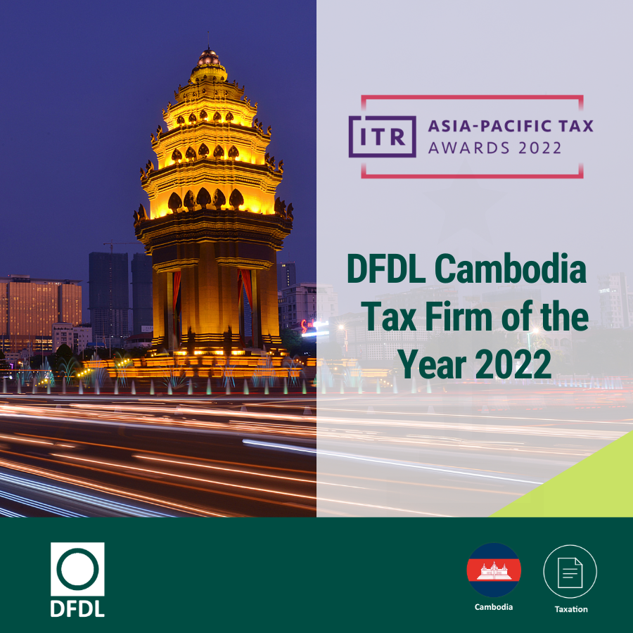 DFDL Cambodia Named 2022 Tax Firm of the Year