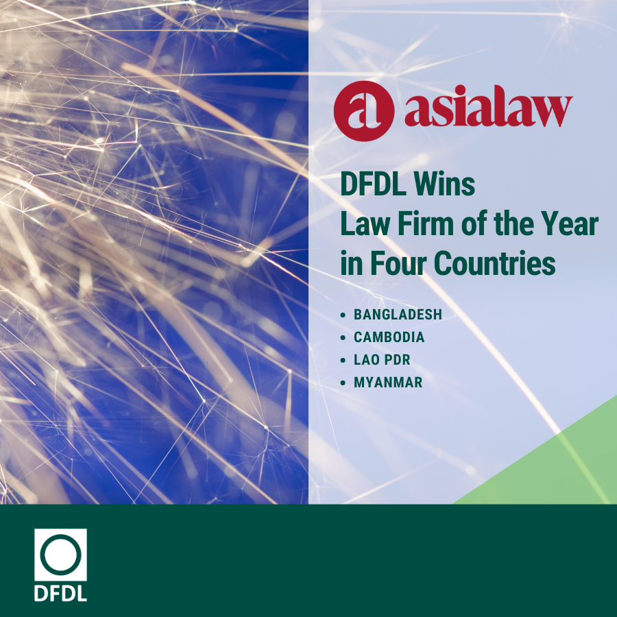 DFDL Wins Law Firm of the Year in Four Countries for Asialaw 2022/23