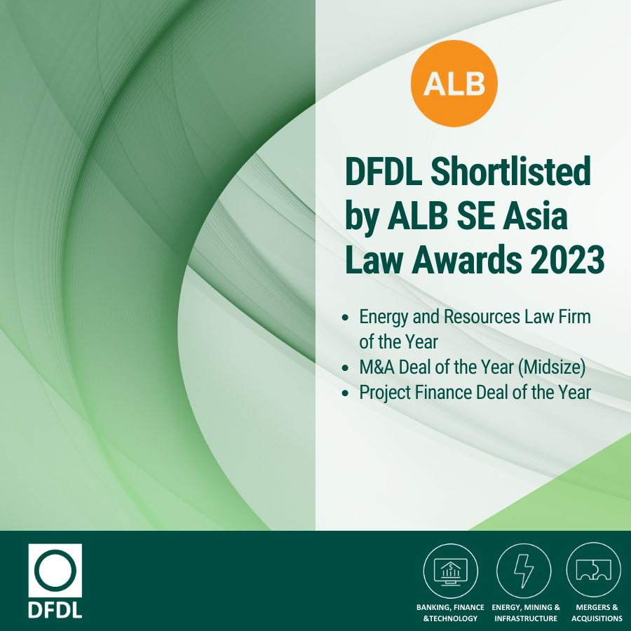 DFDL Shortlisted by ALB SE Asia Law Awards 2023